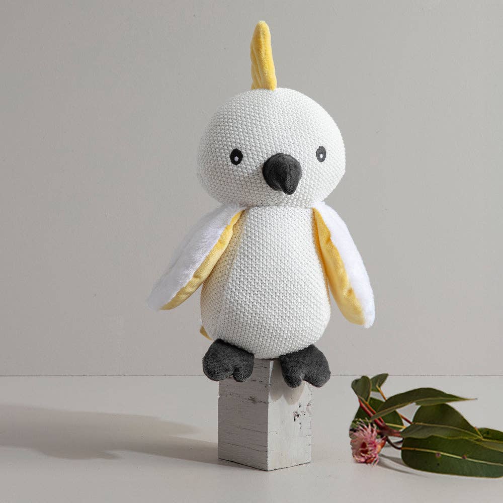Knitted Toy - Colin the Cockatoo – Tiny Trader